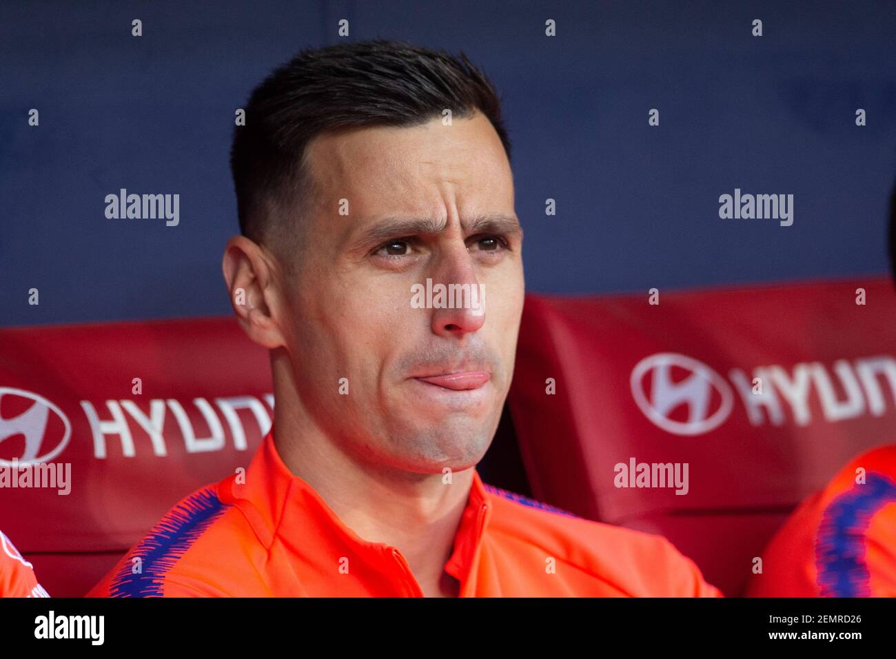Nikola Kalinic of Atletico de Madrid during the match between Atlético ...