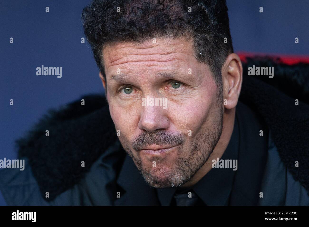 Diego Pablo Cholo Simeone of Atletico de Madrid during the match ...