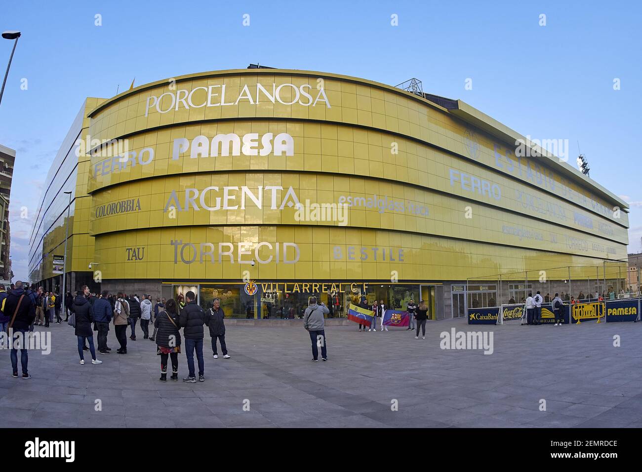 La Ceramica stadium outside view before the match between Villarreal CF ...
