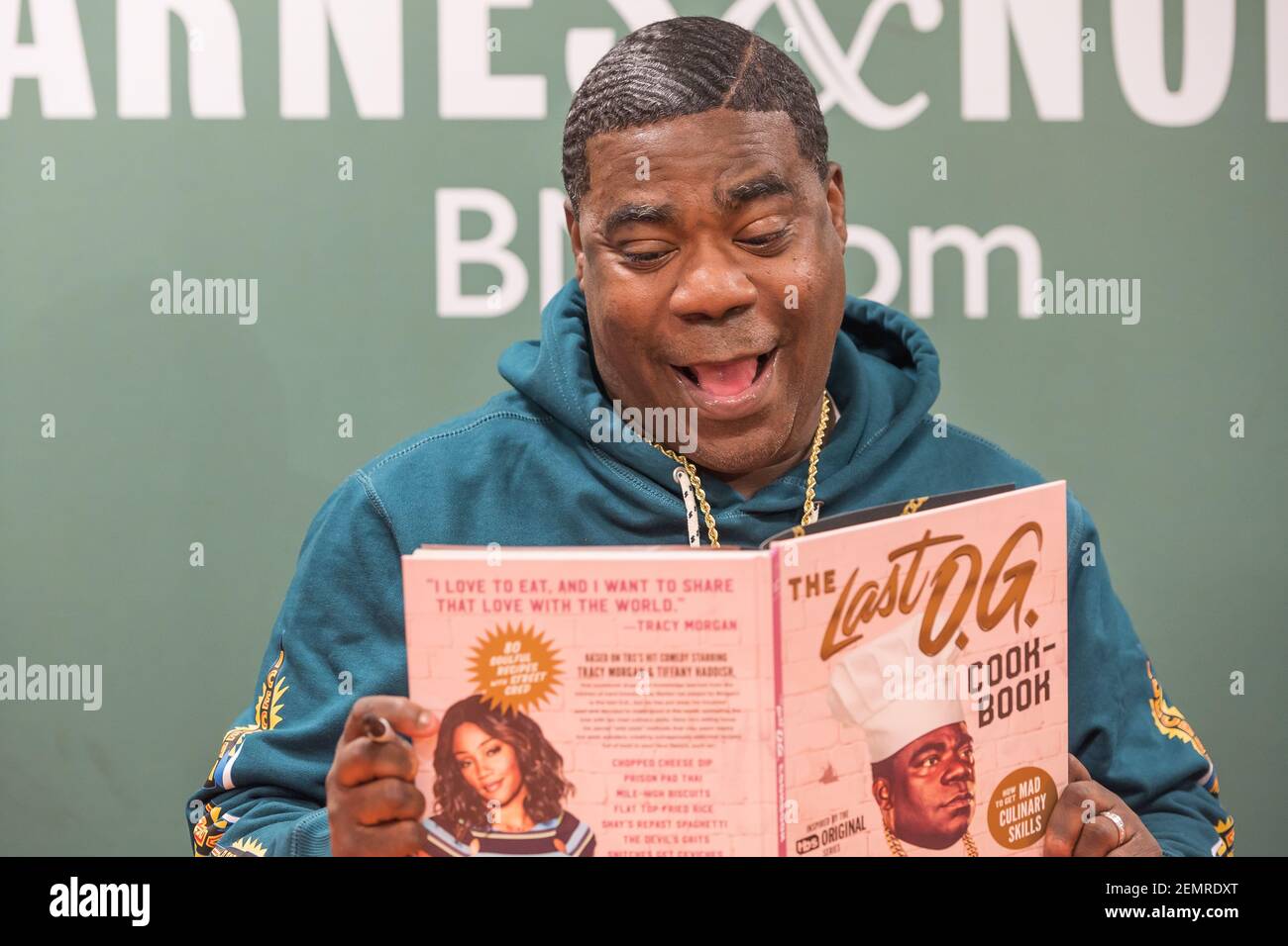 Actor and comedian Tracy Morgan is seen at a book signing for "The Last ...