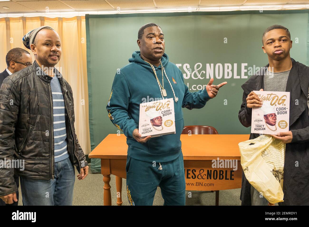 Actor and comedian Tracy Morgan is seen at a book signing for "The Last ...