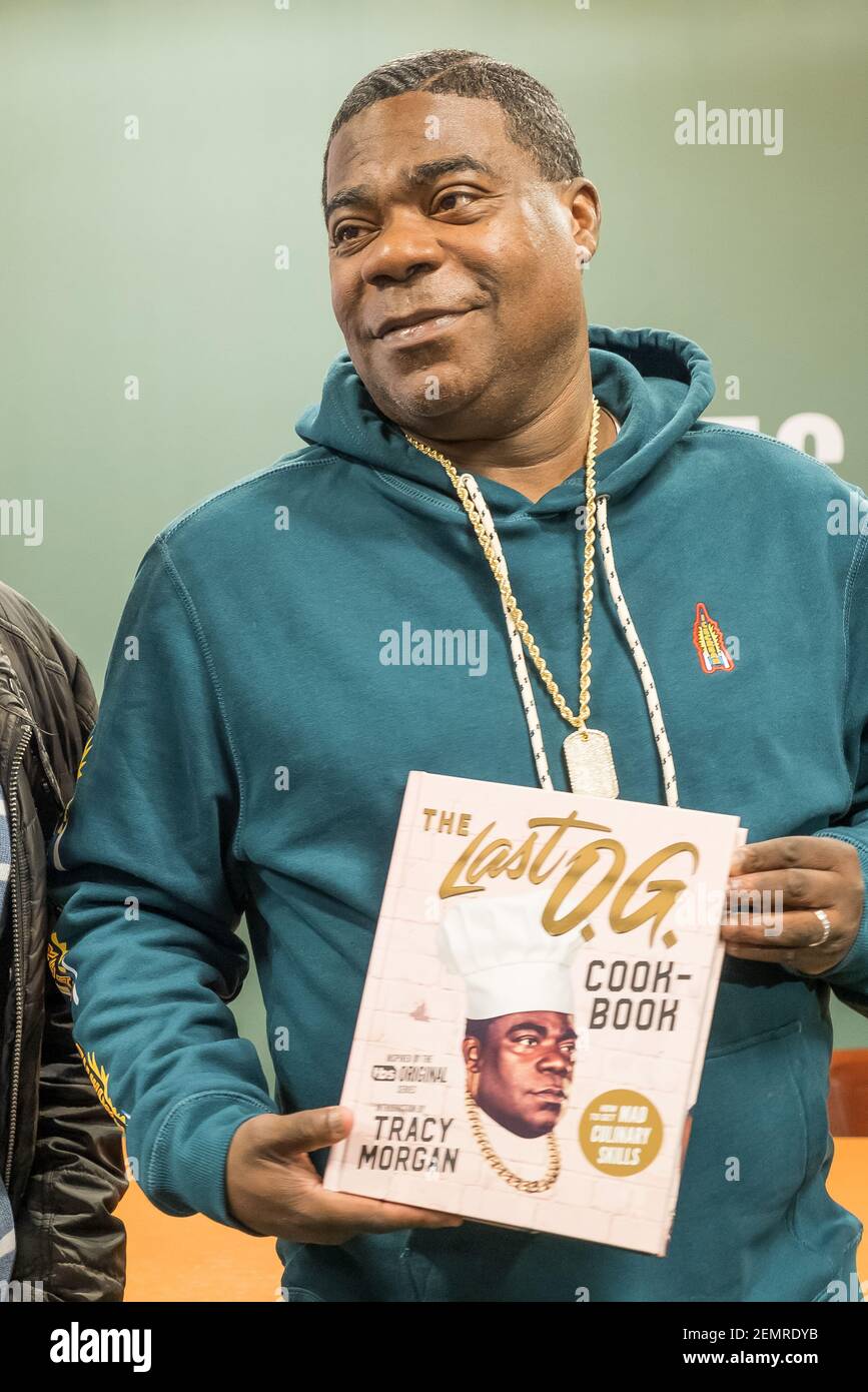 Actor and comedian Tracy Morgan is seen at a book signing for "The Last ...