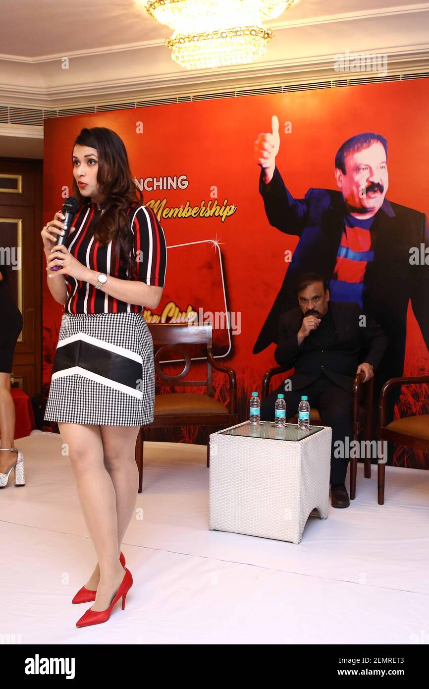 Bollywood actress Manara Chopra and Y. Rajeev Reddy (CMD, Country Club ...