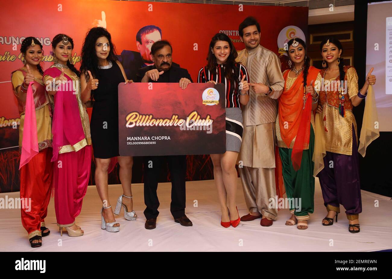 Bollywood actress Manara Chopra and Y. Rajeev Reddy (CMD, Country Club ...