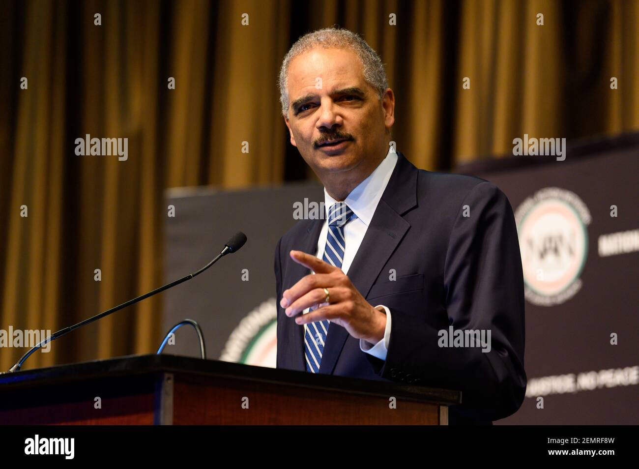 Eric Holder, former U.S. Attorney General, at the National Action ...