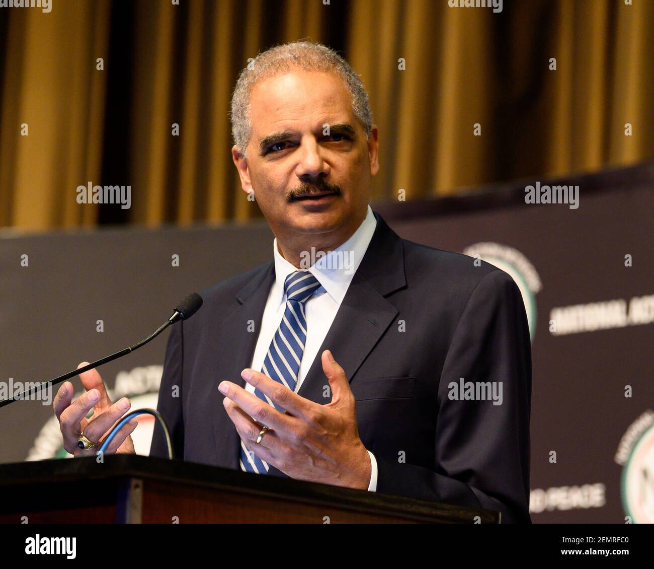 Eric Holder, former U.S. Attorney General, at the National Action ...