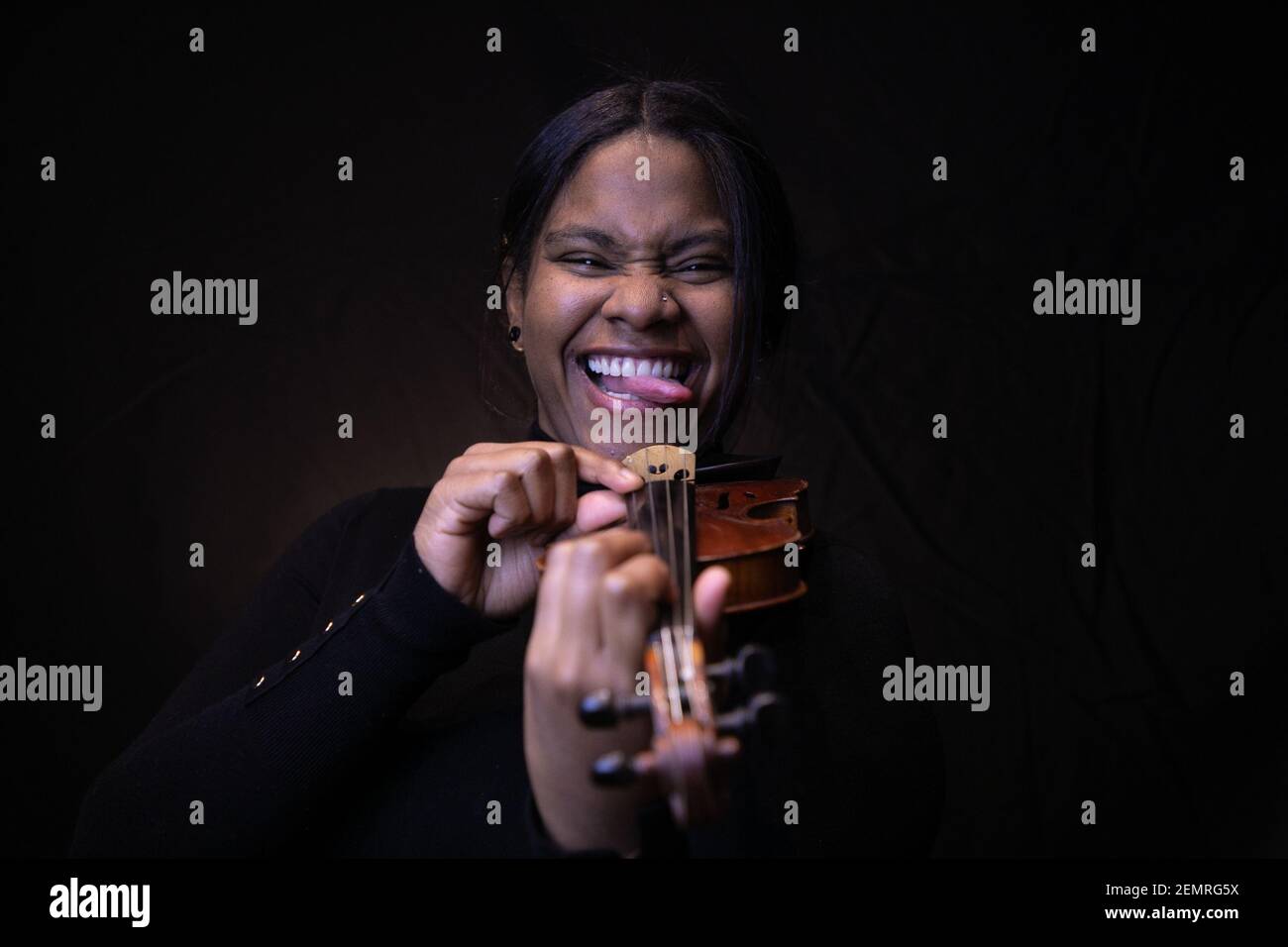 Glass Marcano, 23 years old, is a Venezuelan orchestra conductor ...