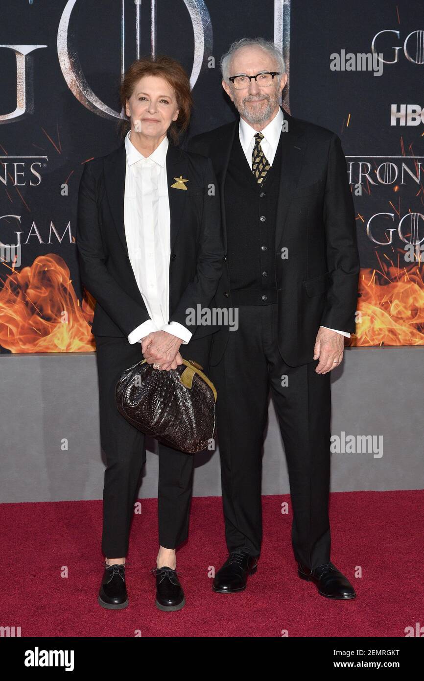 (L-R) Kate Fahy and Jonathan Pryce attend HBO's "Game of Thrones" eight ...