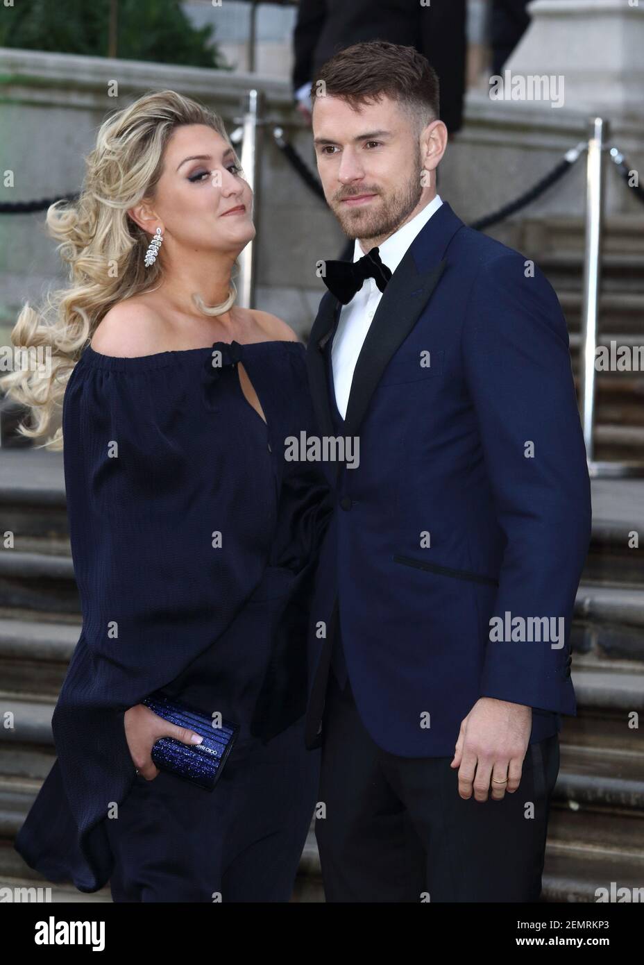 Aaron Ramsey and Colleen Rowland arrive for the World Premiere of ...