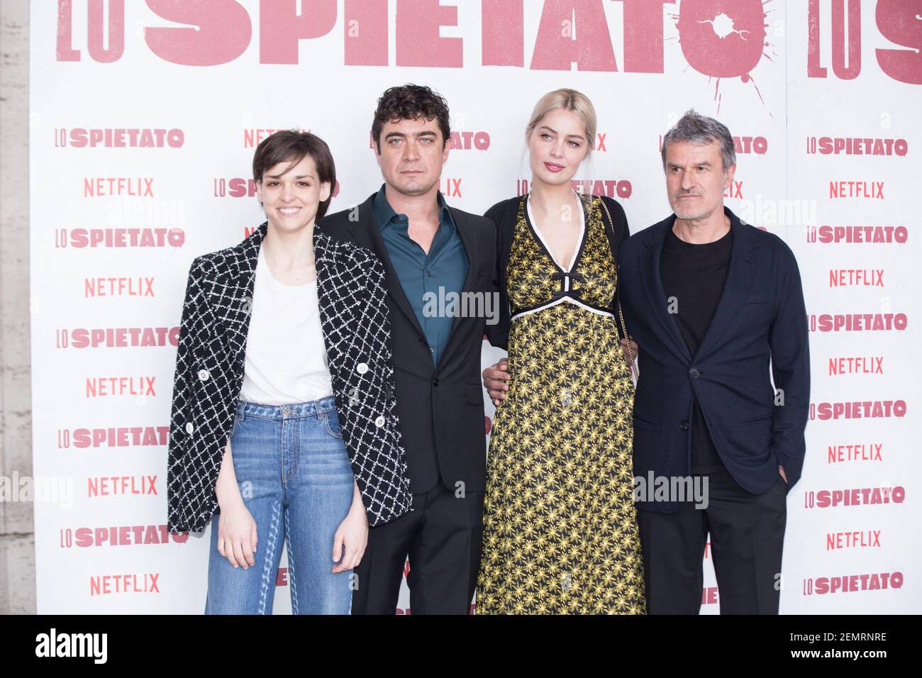 (4/4/2019) Director Renato De Maria with actors Riccardo Scamarcio ...