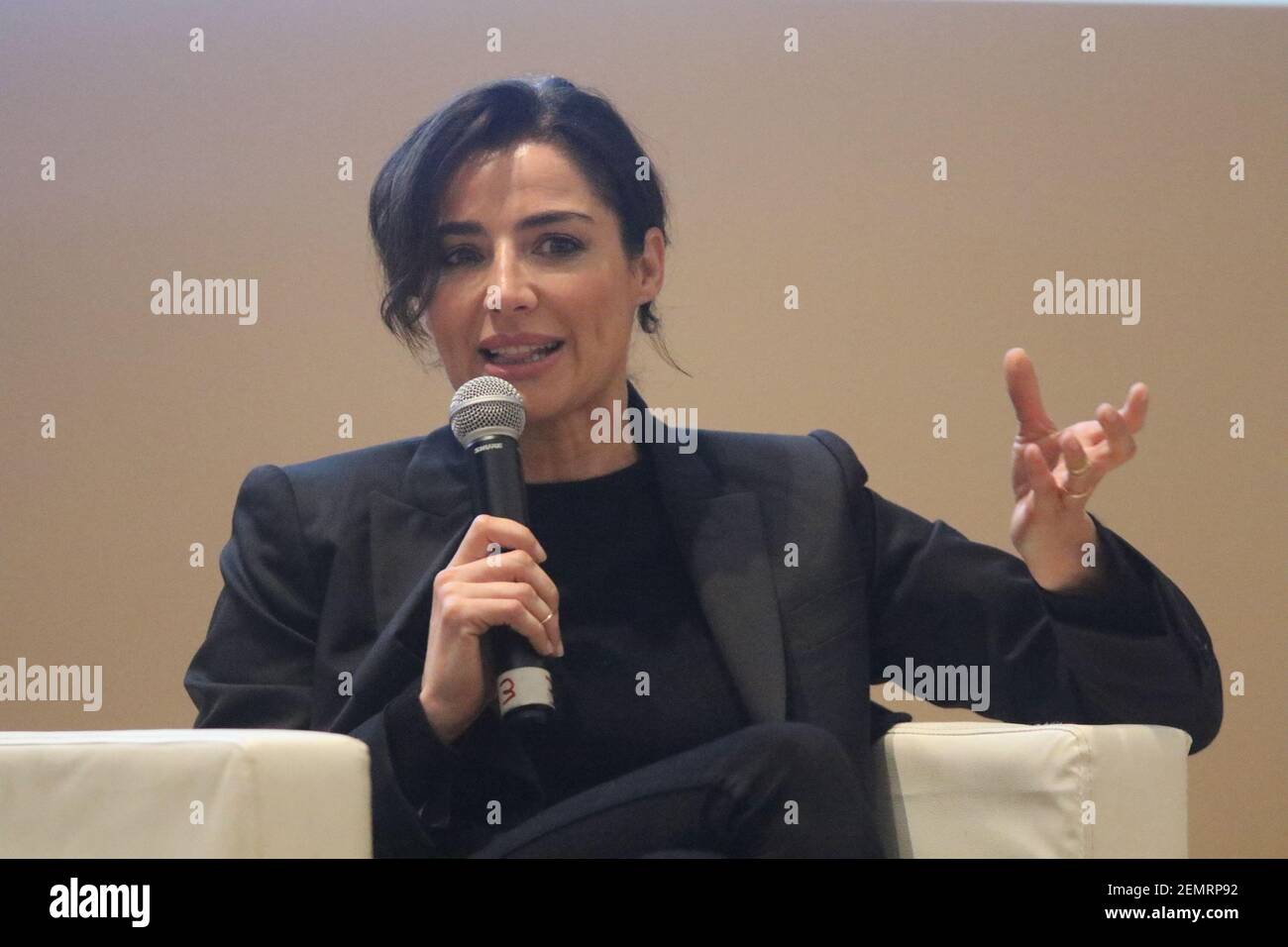 The Italian actress Luisa Ranieri in Naples at "NAPOLICITTALIBRO ...