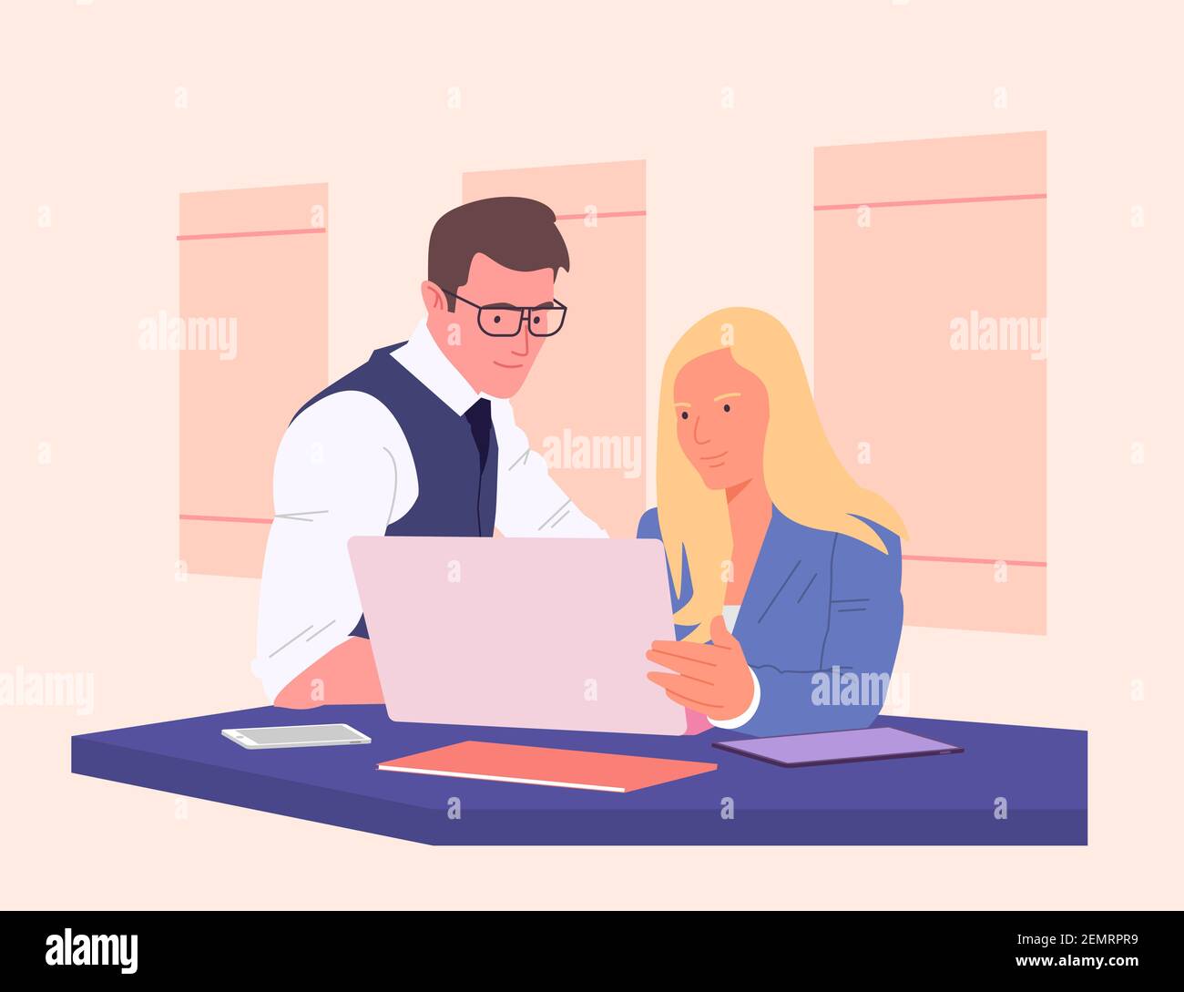 Coworking, team, training, discussion, business concept. Team young ...