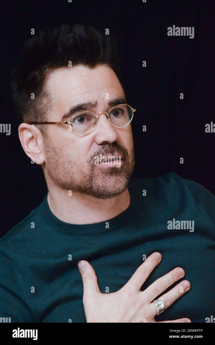 Colin Farrell at the Hollywood Foreign Press Association press ...