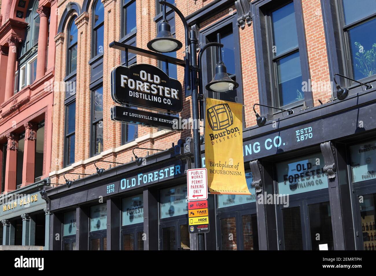 Old whiskey sign hi-res stock photography and images - Alamy