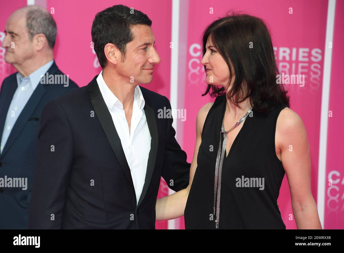David Lisnard, mayor of Cannes with the journalist wife Jacqueline ...