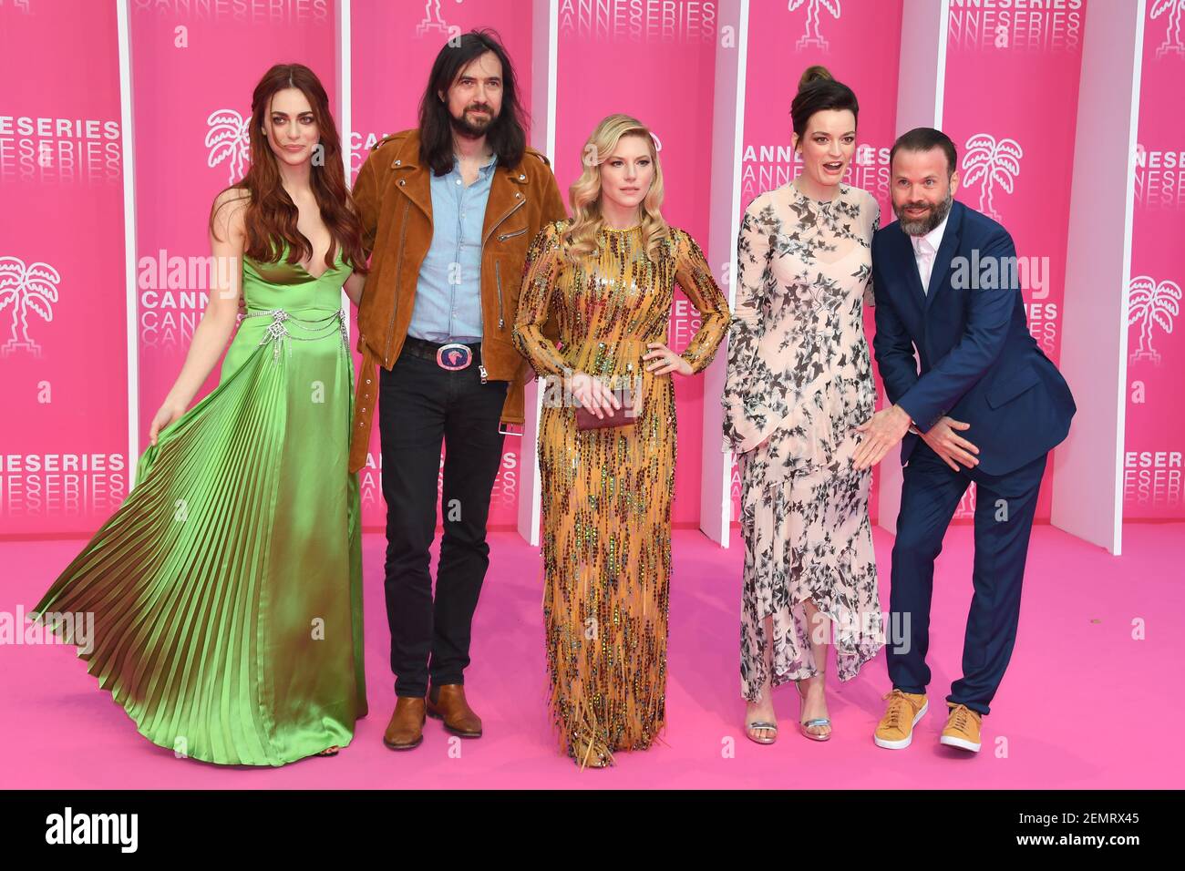 The jury : Robin Coudert, Katheryn Winnick, Emma Mackey, Miriam Leone ...