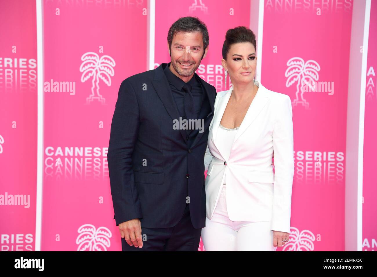 Franck Semonin and wife Helene attending the 2nd Cannesseries ...