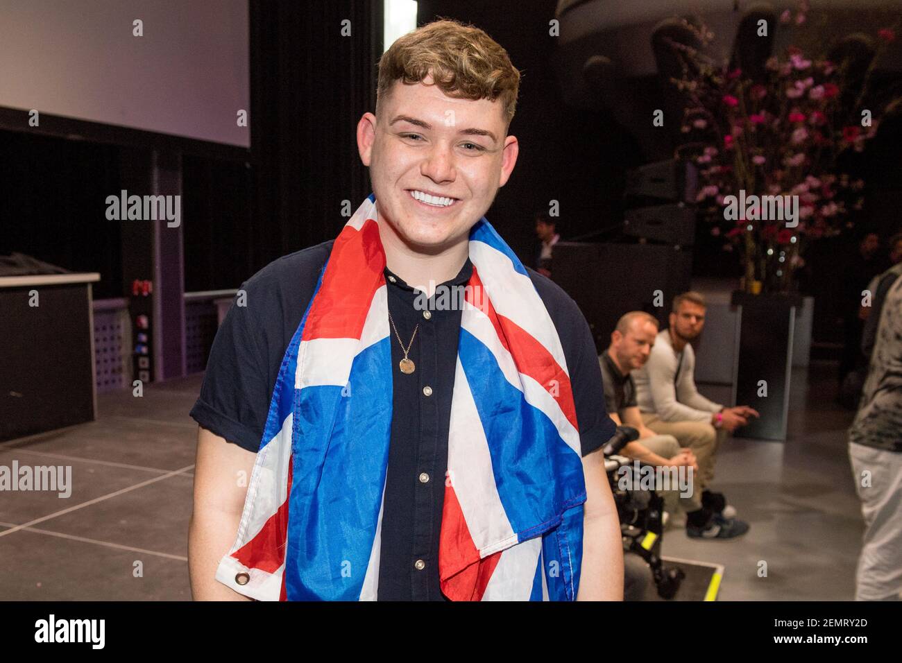 Michael Rice during the Eurovision in Concert meeting prior to the ...