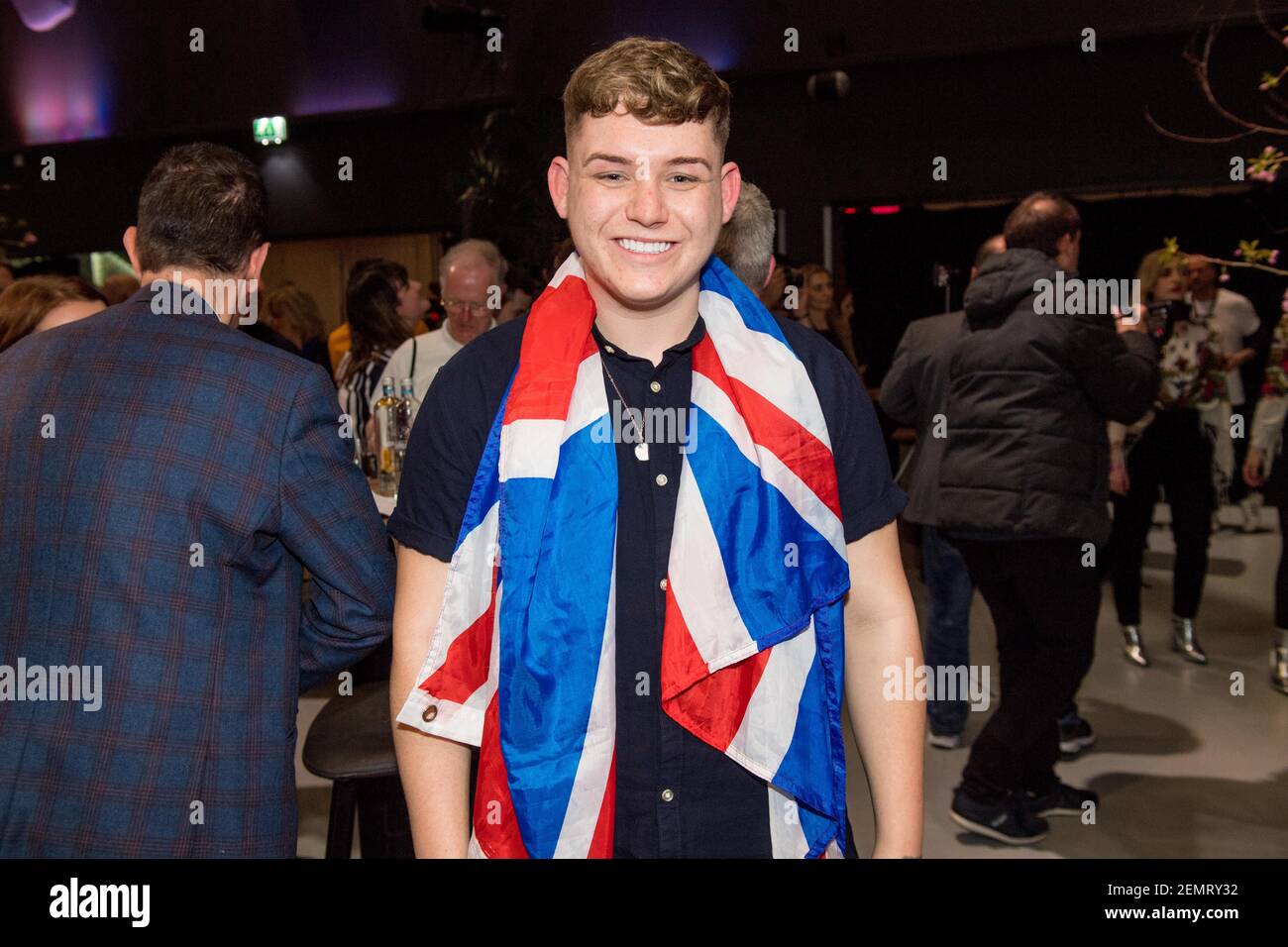 Michael Rice during the Eurovision in Concert meeting prior to the ...