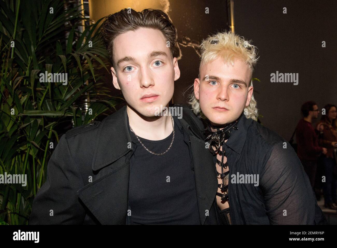 Hatari during the Eurovision in Concert meeting prior to the Eurovision ...