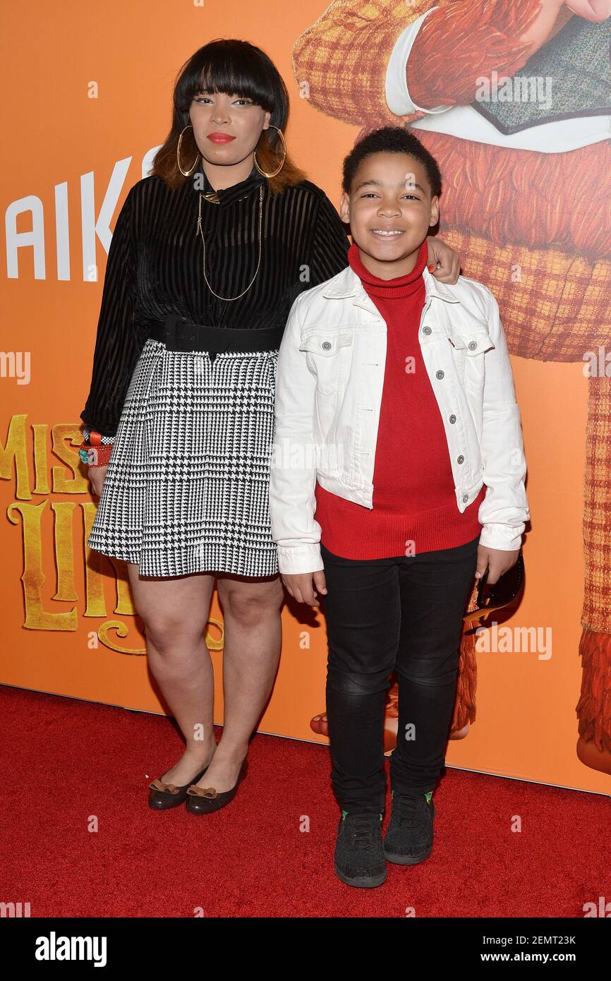 (L-R) Pilar Scratch and River Mason attend the "Missing Link" New York ...