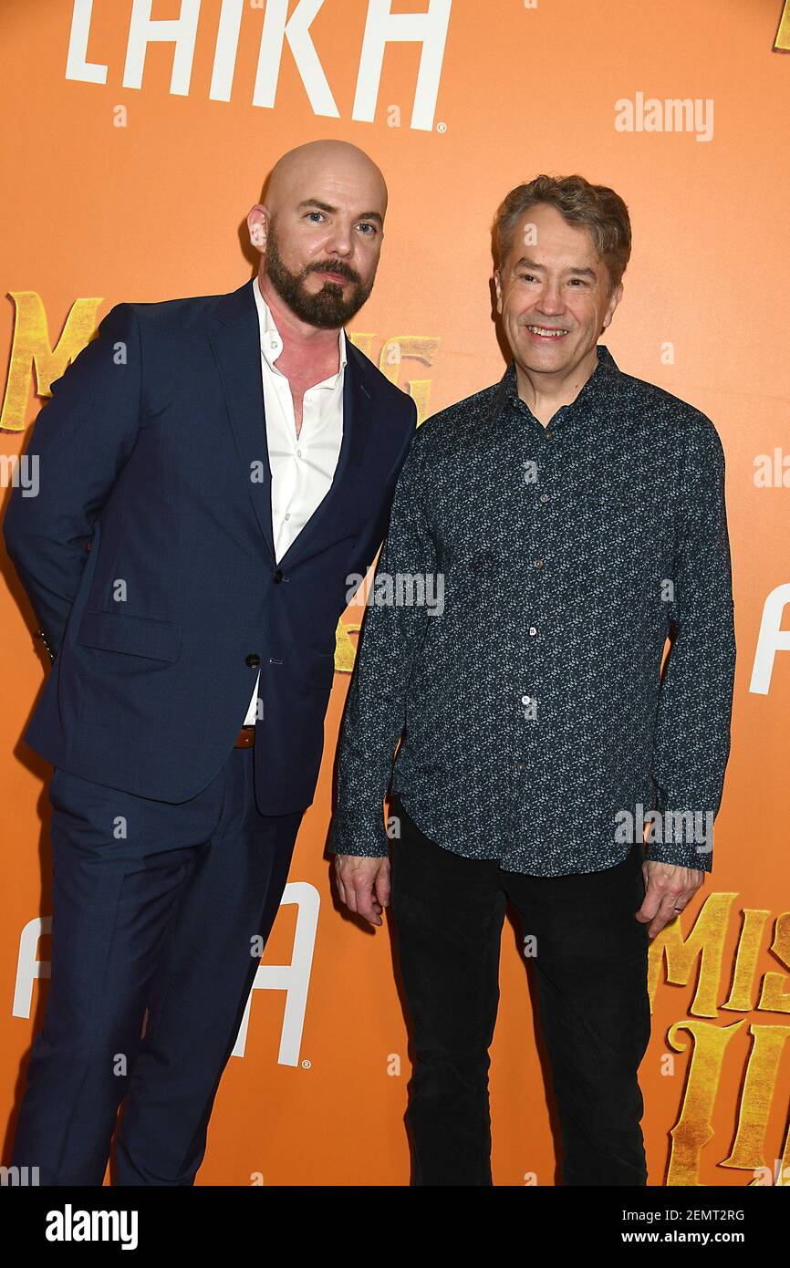 Chris Butler and Carter Burwell attends the "Missing Link" New York ...