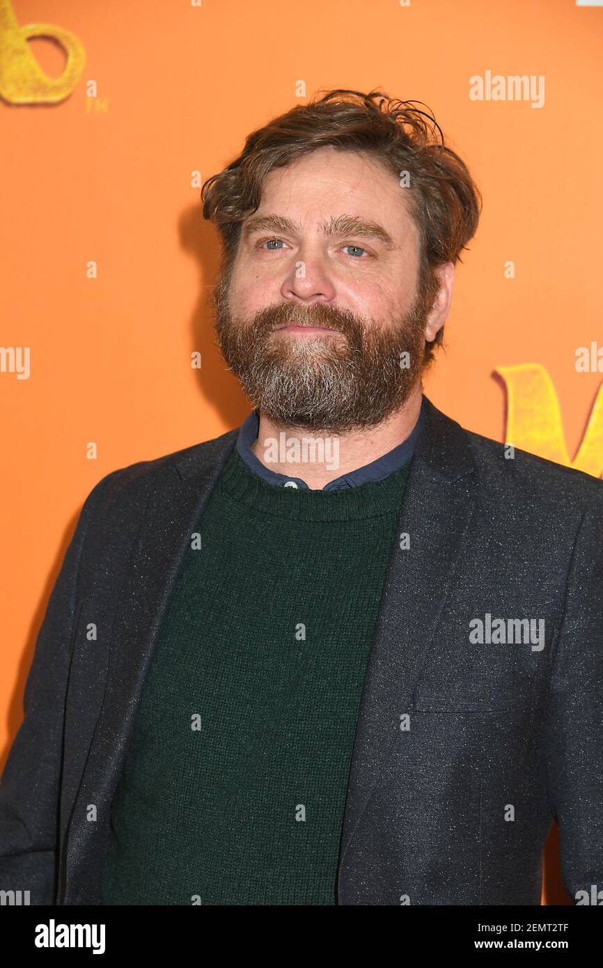 actor Zack Galifianakis attends the "Missing Link" New York Premiere on ...