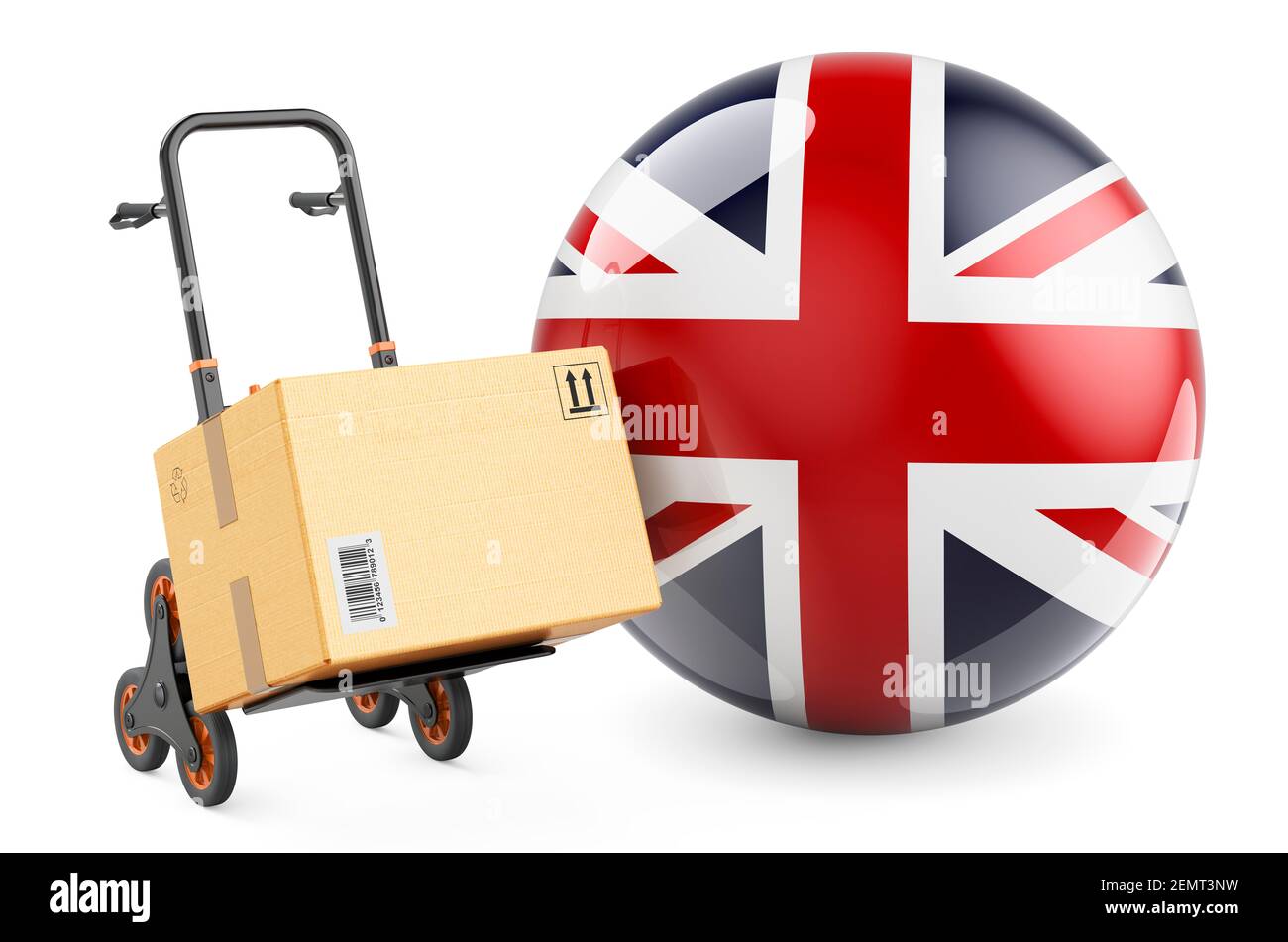Courier parcel uk Cut Out Stock Images & Pictures - Alamy