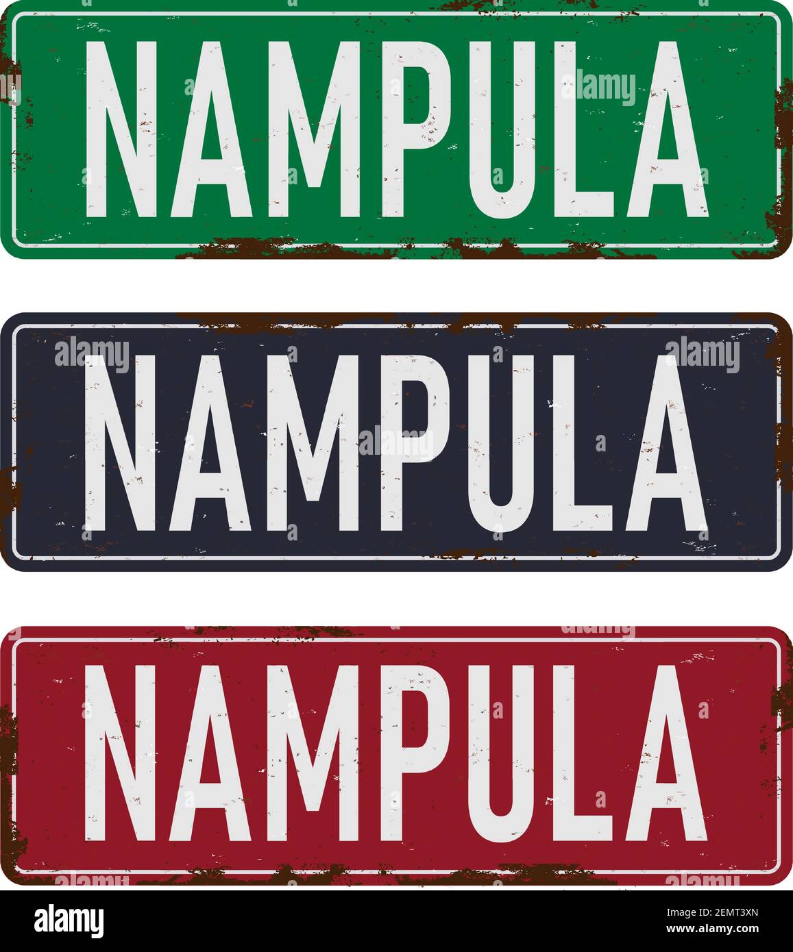 Africa road sign on Stock Vector Images - Alamy