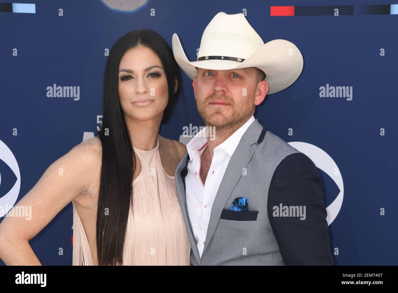 LAS VEGAS, NV - APRIL 7:Kate Moore and Justin Moore attends the 54th ...