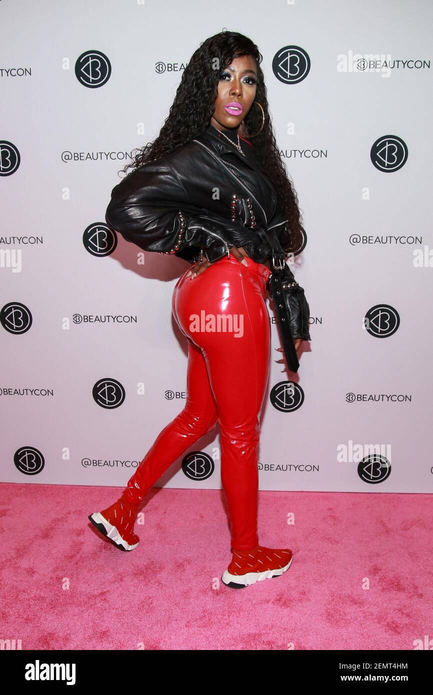 Moe Money attends Beautycon Festival - Day 2 at Jacob Javits Center in ...