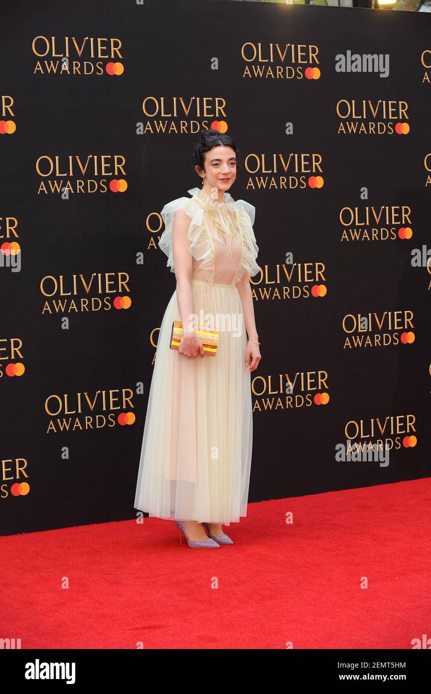 Patsy Ferran seen on the red carpet during the Olivier awards at the ...