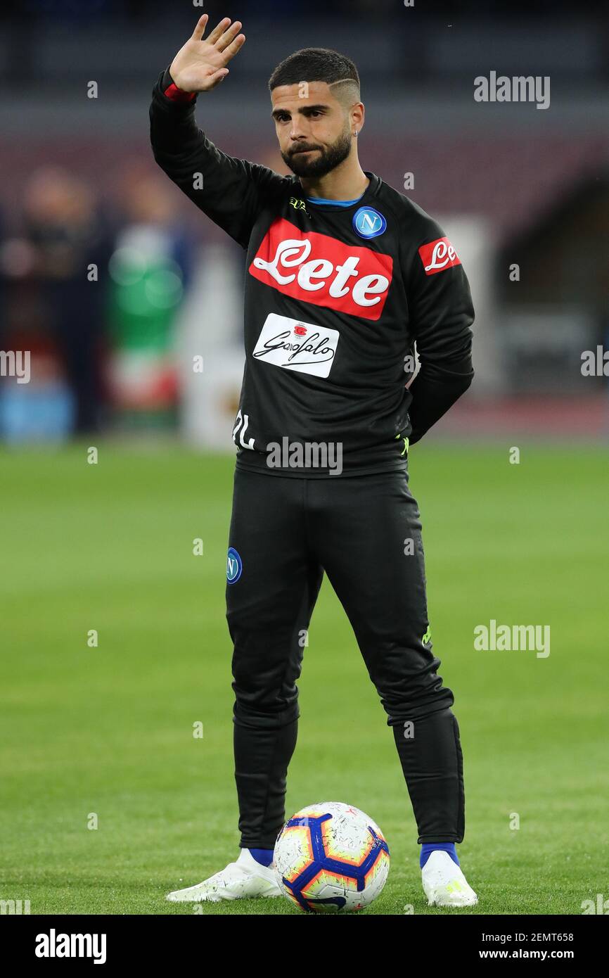 Lorenzo Insigne of Napoli greets Napoli 07-04-2019 Stadio San Paolo ...