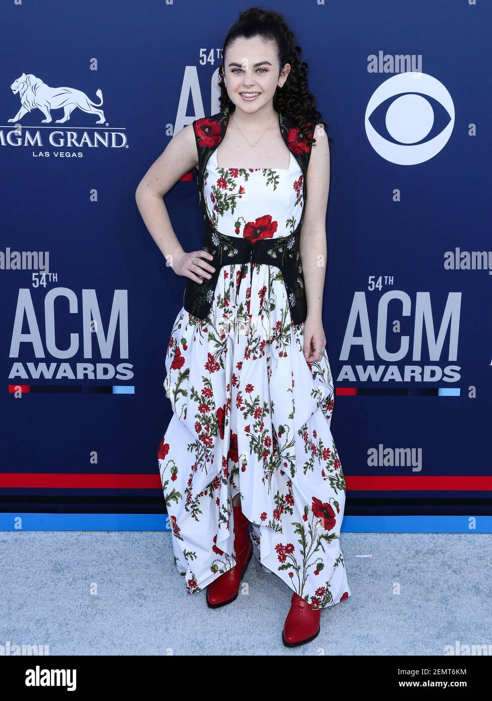 LAS VEGAS, NEVADA, USA - APRIL 07: Chevel Shepherd arrives at the 54th ...