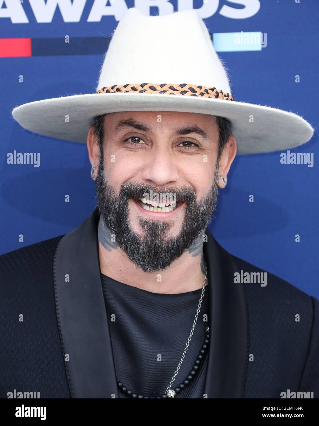 LAS VEGAS, NEVADA, USA - APRIL 07: AJ McLean arrives at the 54th ...