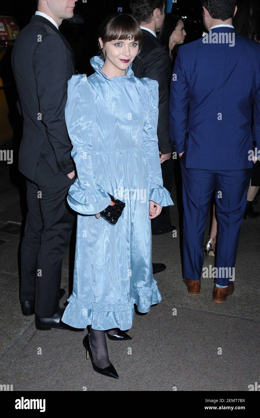 06 April 2019 - New York, New York - Christina Ricci arriving for the ...