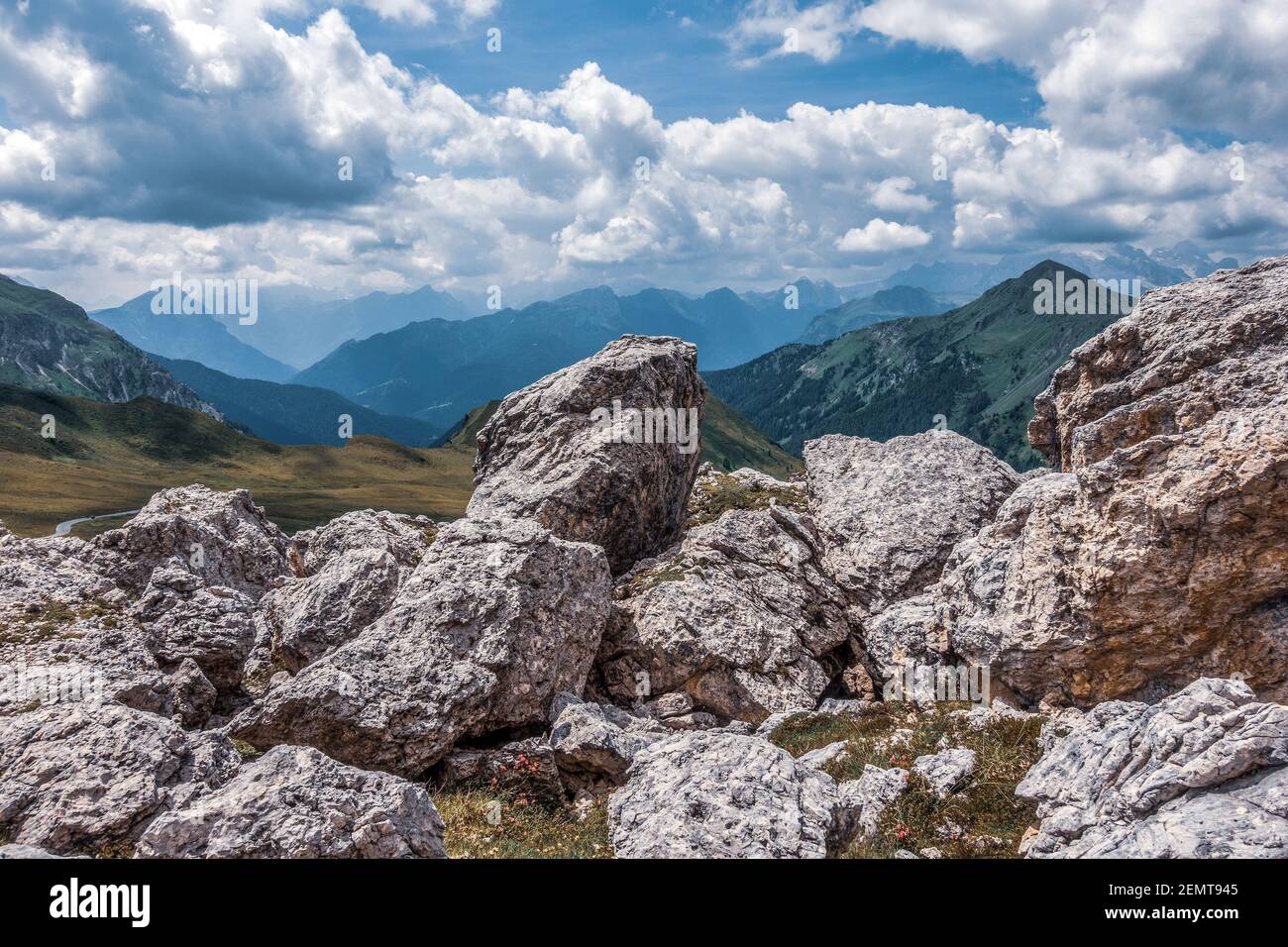rock formation in the Dolomites, Italy Stock Photo - Alamy
