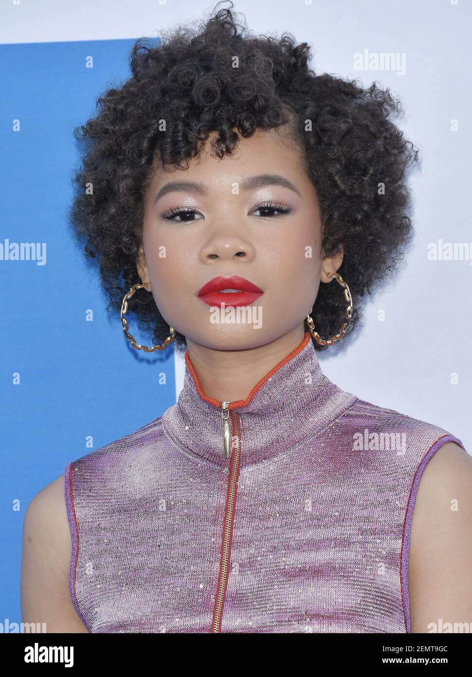 Storm Reid arrives at the "Little" Los Angeles Premiere held at the ...