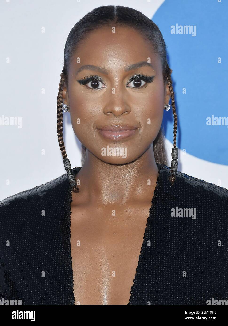 Issa Rae arrives at the "Little" Los Angeles Premiere held at the ...