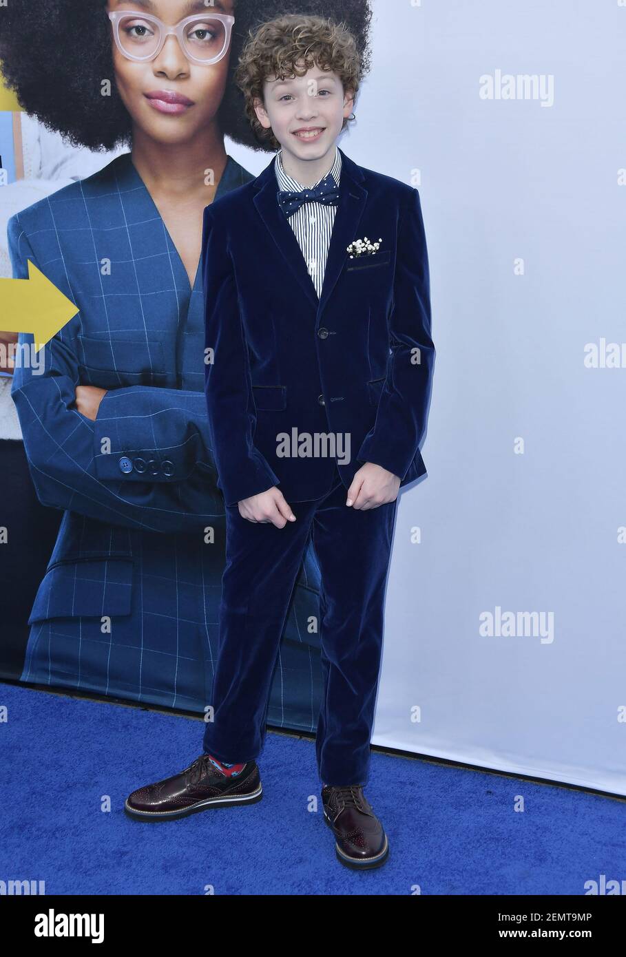 Tucker Meek arrives at the "Little" Los Angeles Premiere held at the ...