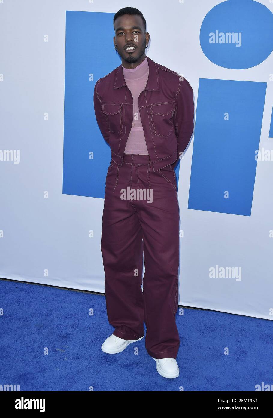 Luke James arrives at the "Little" Los Angeles Premiere held at the ...