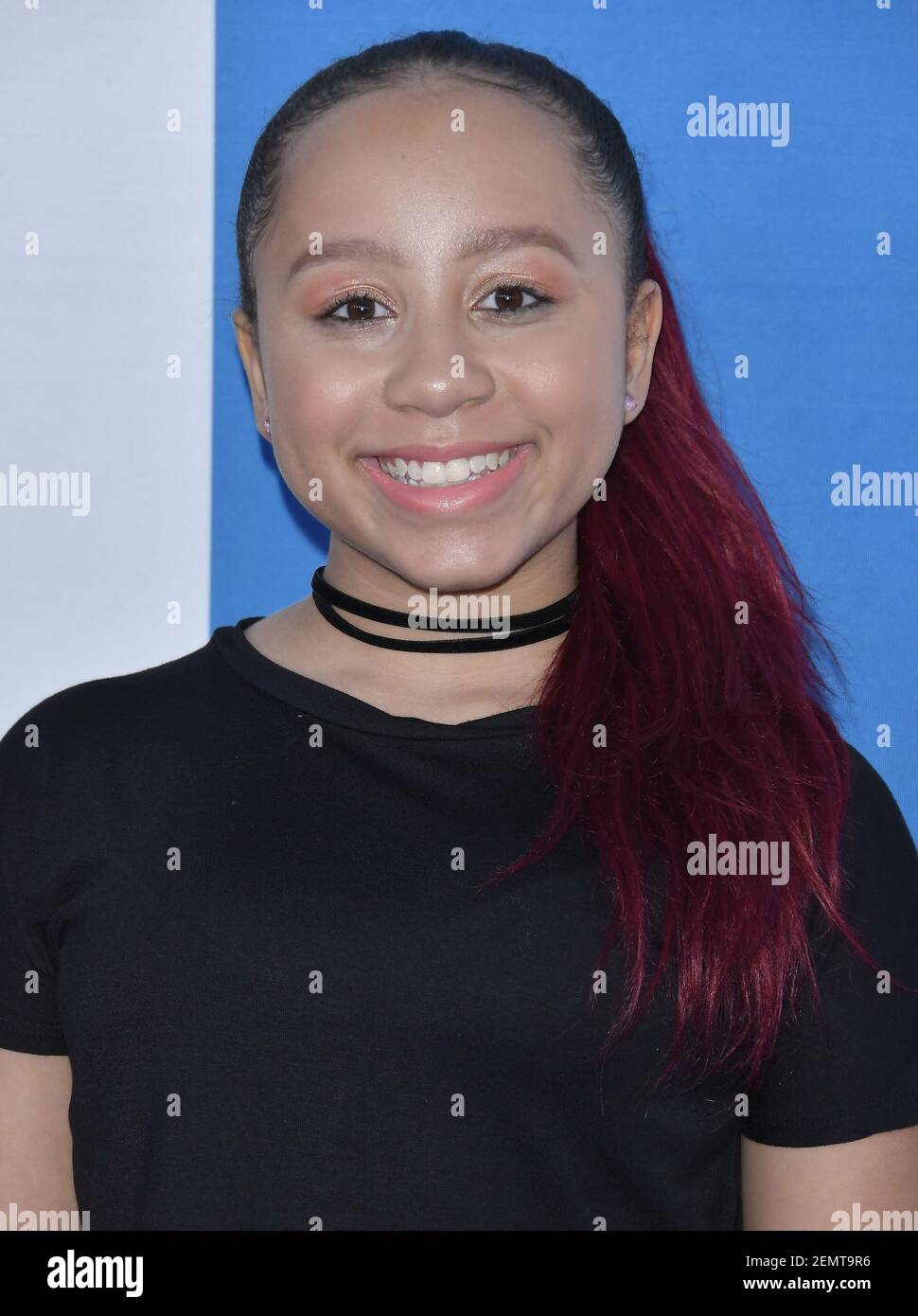 Marley Taylor arrives at the "Little" Los Angeles Premiere held at the ...