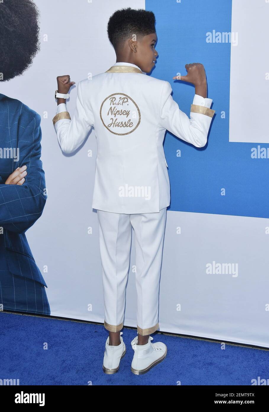 JD McCrary arrives at the "Little" Los Angeles Premiere held at the ...