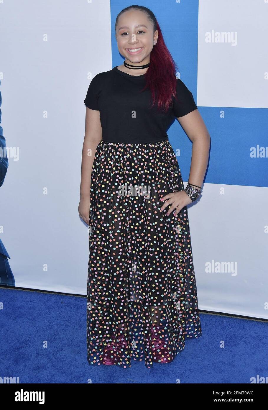 Marley Taylor arrives at the "Little" Los Angeles Premiere held at the ...