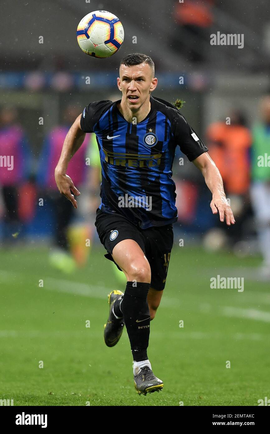 Ivan Perisic of Internazionale in action during the Serie A 2018/2019 ...