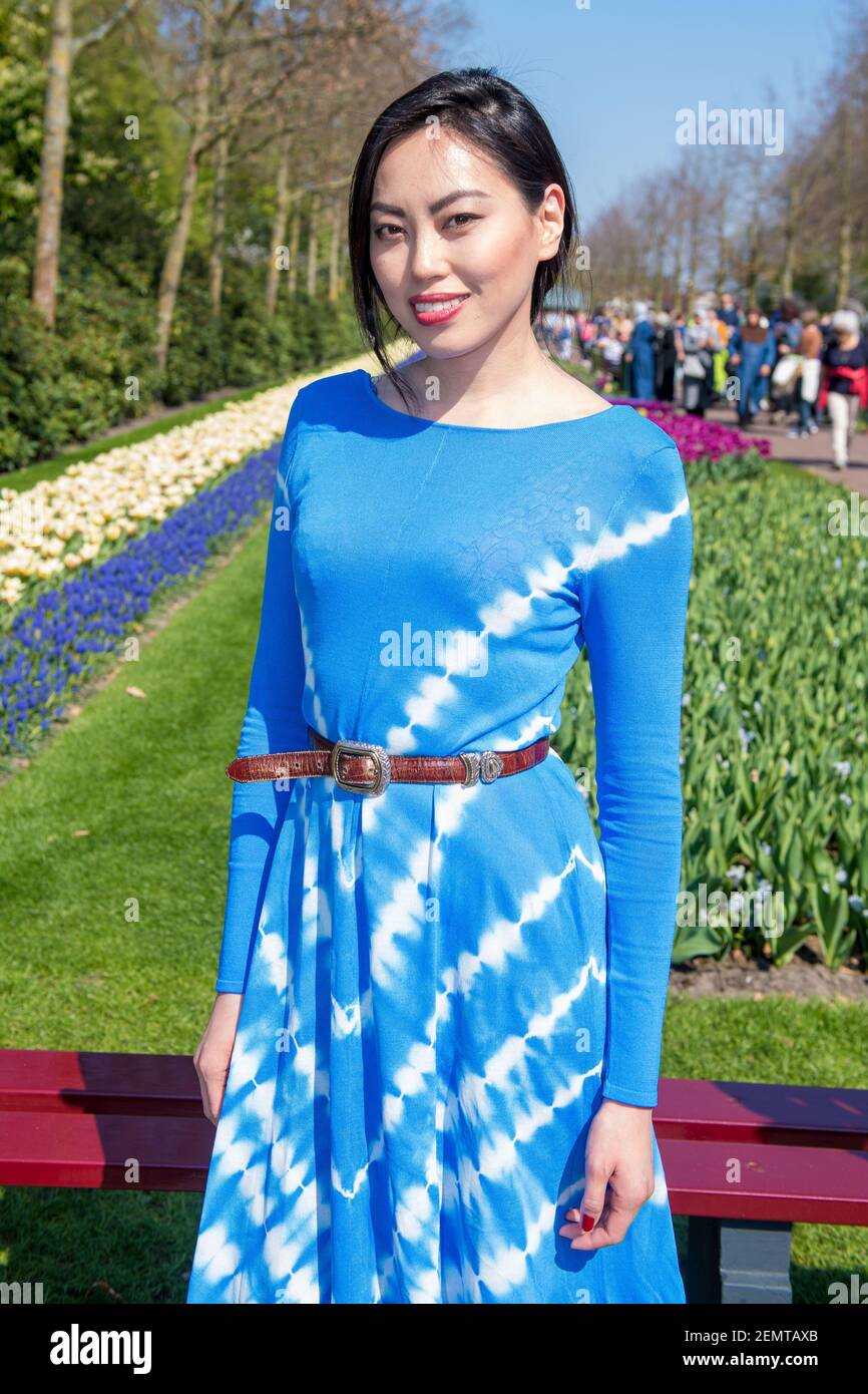 Suan-Li Ong during the tulip baptism of the AMS Secrets tulip in De ...