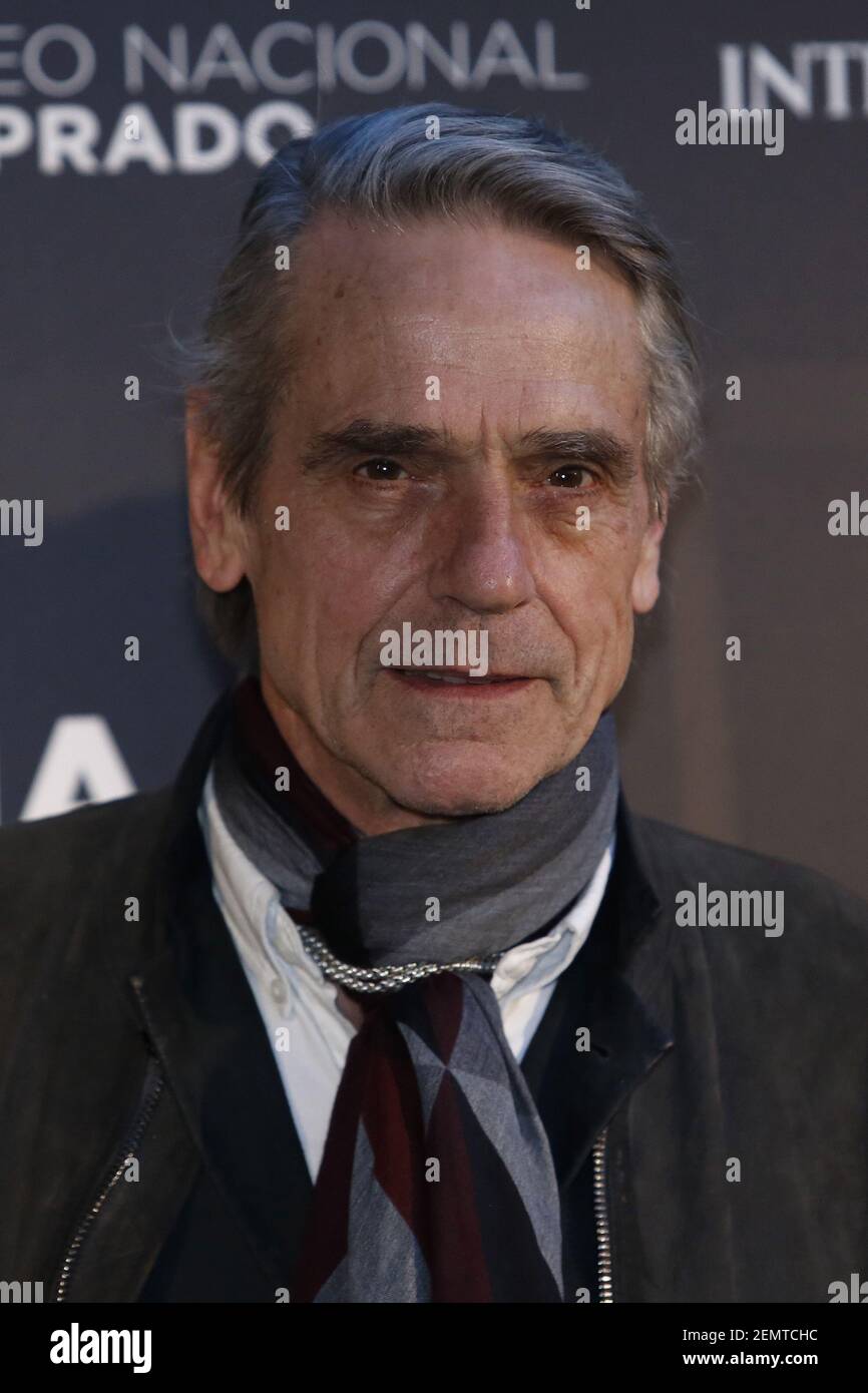 Rome April 9th 2019. Actor Jeremy Irons poses for photographers during ...