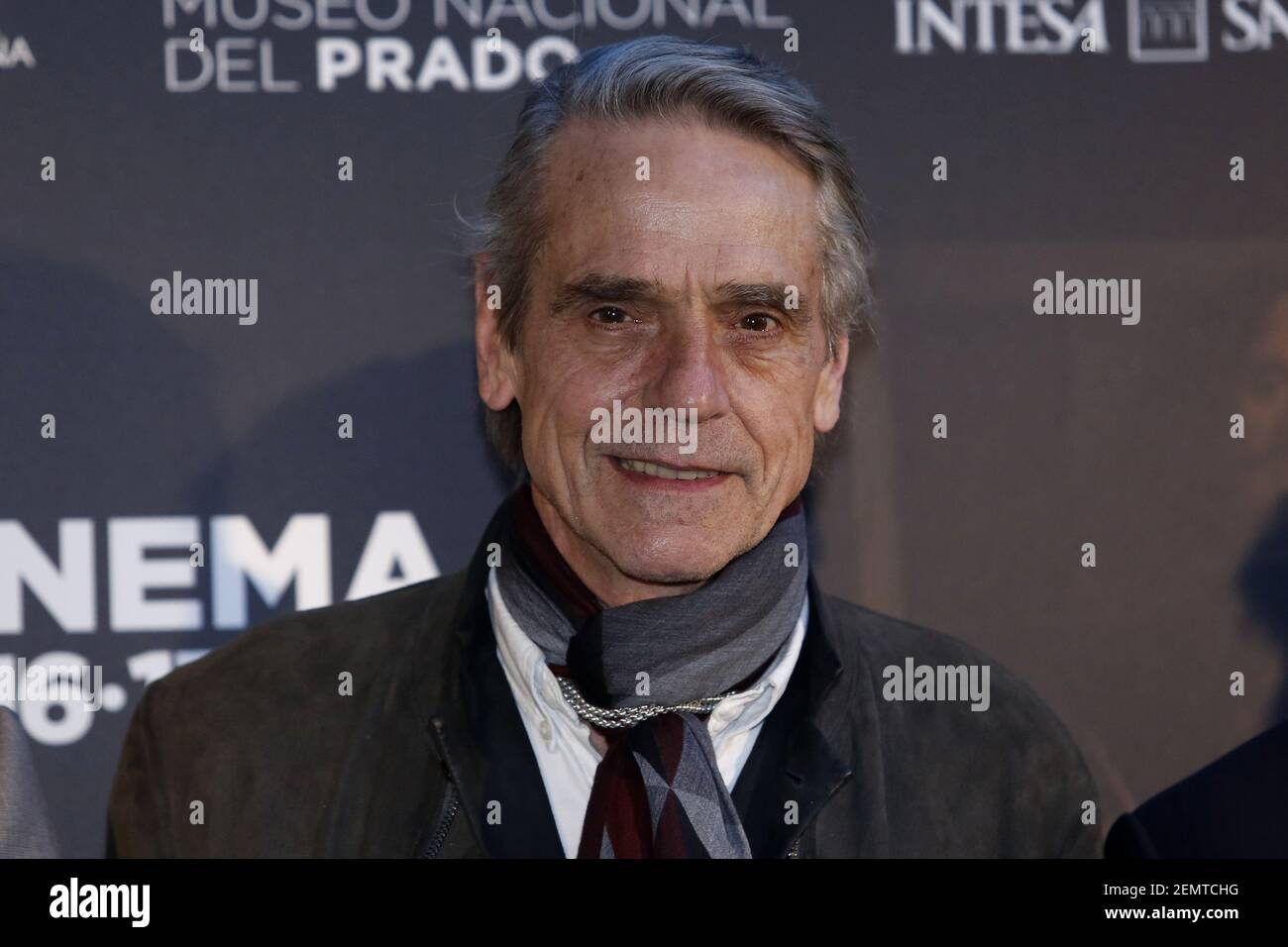 Rome April 9th 2019. Actor Jeremy Irons poses for photographers during ...