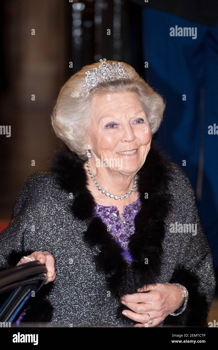 Princess Beatrix during dinner for the diplomatic corps at the royal ...