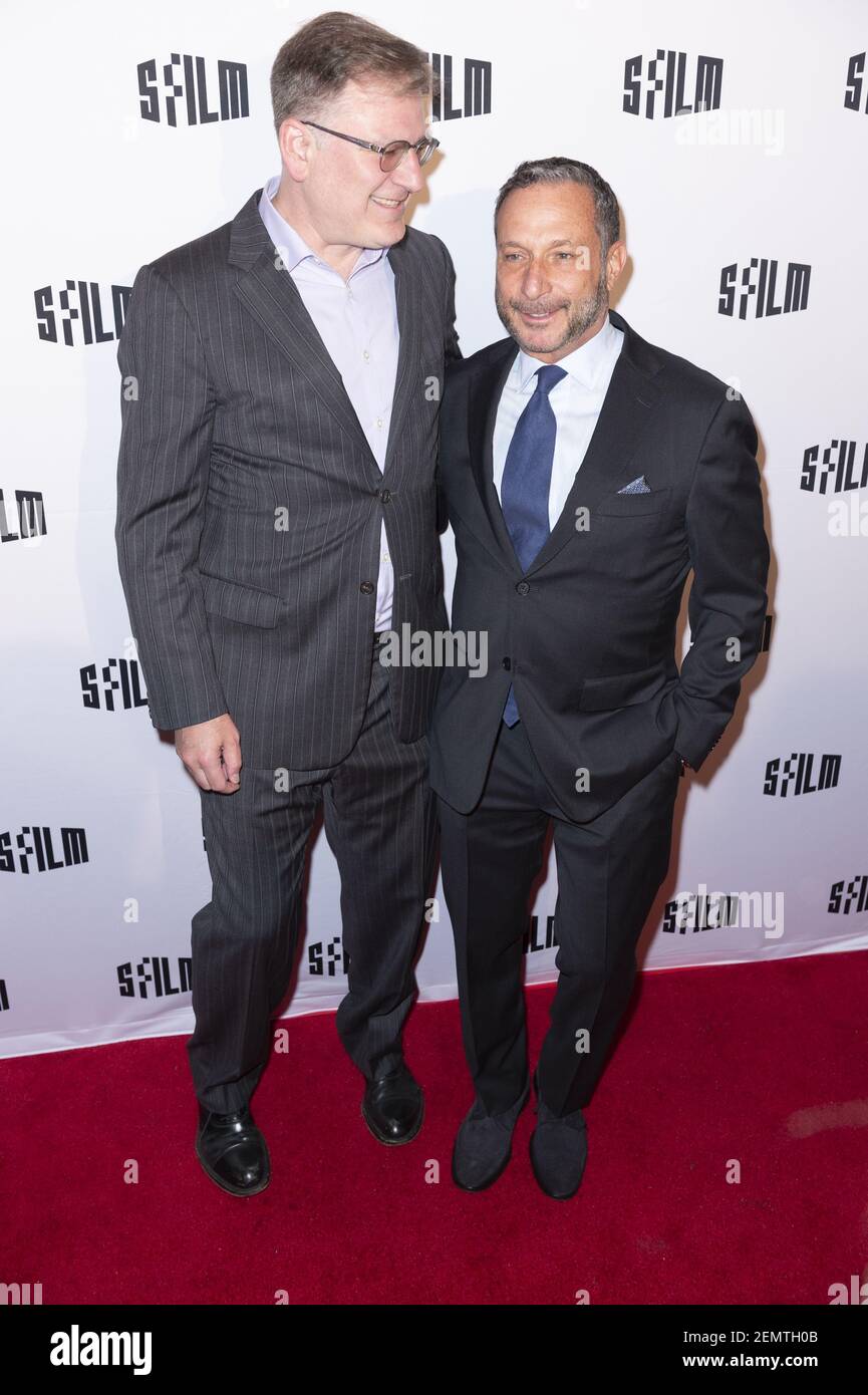 Noah Cowan (L) and Alan Poul attend the world premiere of Armistead ...